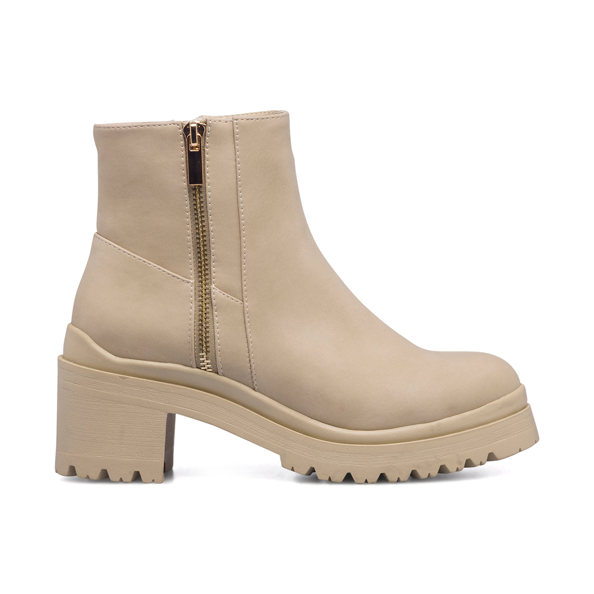 Stivaletti taupe da donna con tacco 5 cm Swish Jeans— PittaRosso